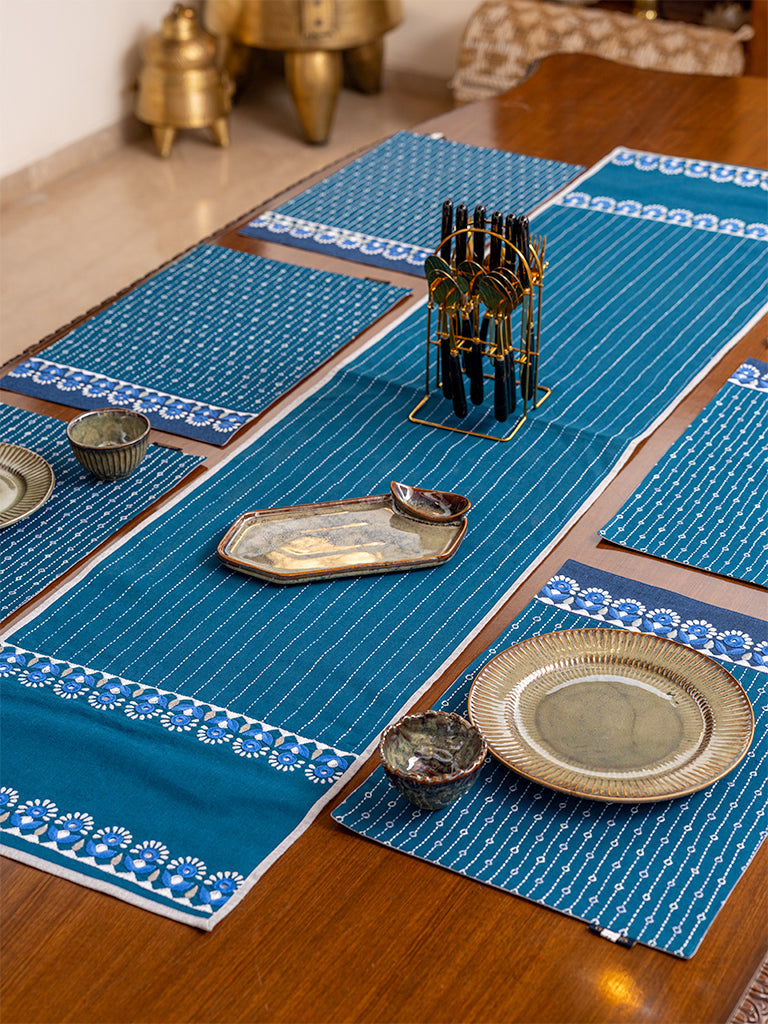 Traditional sadu-bharat hand embroidered runner – Craftroots